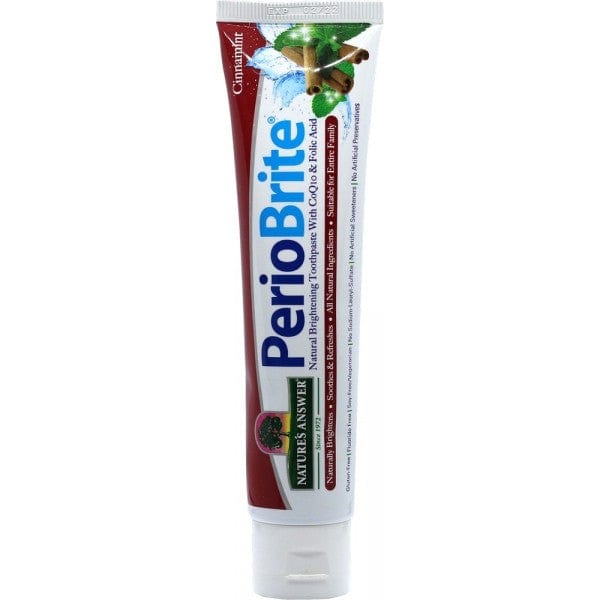 Nature's Answer PerioBrite Toothpaste Cinnamint 113g - Down to Earth ...