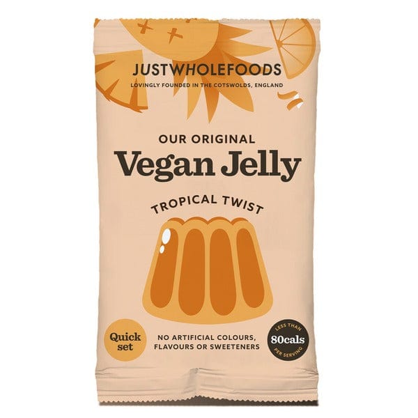 Just Wholefoods Vegan Tropical Jelly 85g - Down to Earth Healthfood Store