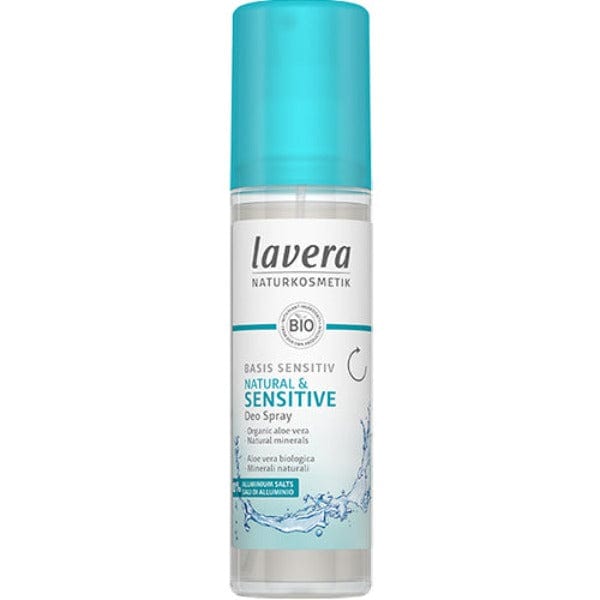 Lavera Basis Sensitive Natural Deodorant Spray 75ml - Down to Earth ...