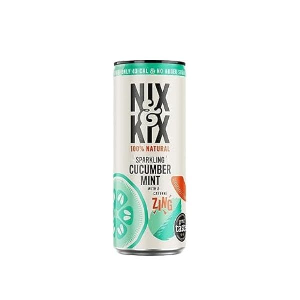 Nix & Kix Sparkling Cucumber & Mint Can 250ml