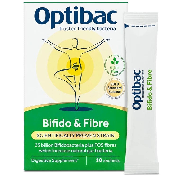 Optibac Bifidobacteria & Fibre - Probiotics for constipation