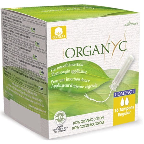Organyc Organic Cotton Compact Applicator Tampons (16)