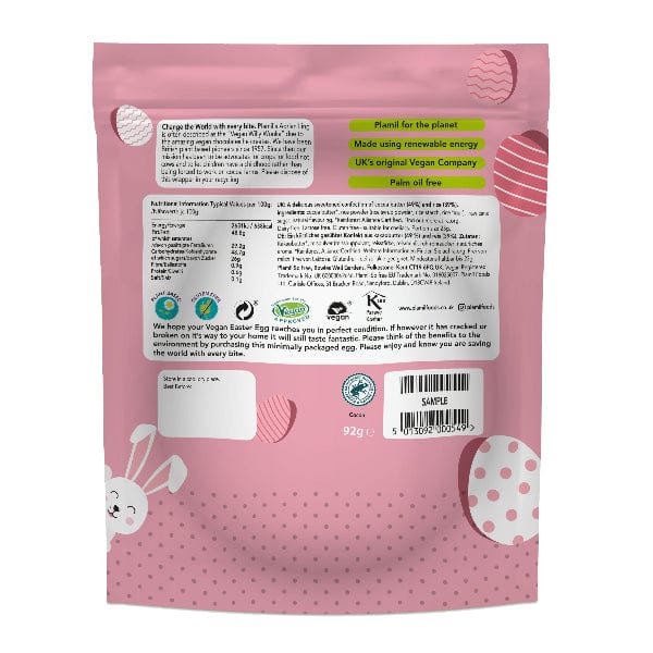 Plamil So free Vegan White Easter Egg 92g - Down to Earth Healthfood Store