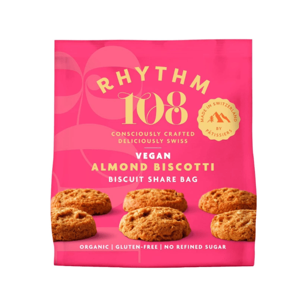 Rhythm 108 Vegan Gluten-Free Almond Biscotti 135g