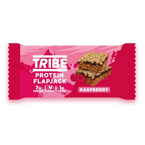 Tribe Protein Flapjack Raspberry 50g - Down to Earth Healthfood Store