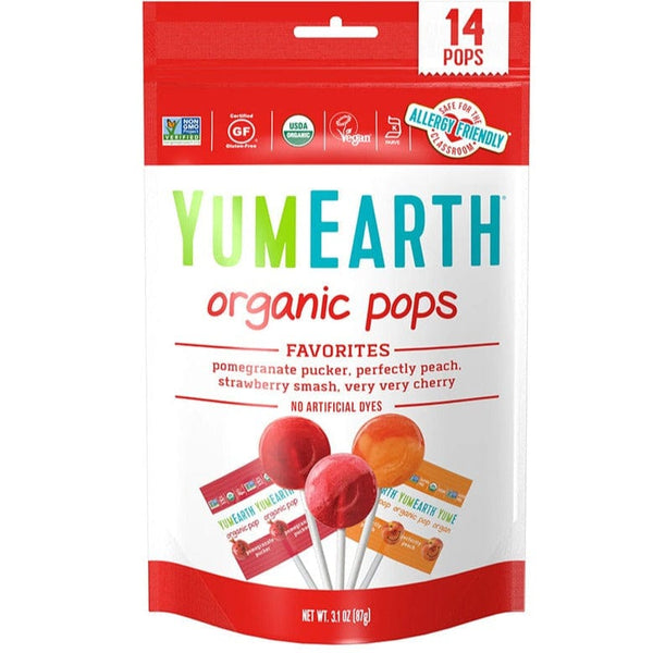Yum Earth Lollipops 14 Pops - Down to Earth Healthfood Store