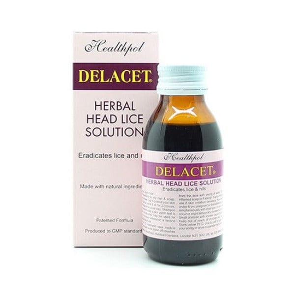 Delacet Herbal Head Lice Solution 100ml - Down to Earth Healthfood Store