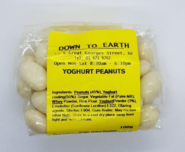 Yoghurt Coated Peanuts 250g - Down to Earth Healthfood Store
