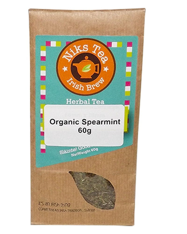 Nik's Tea Organic Loose Spearmint Tea 80g - Down to Earth Healthfood Store