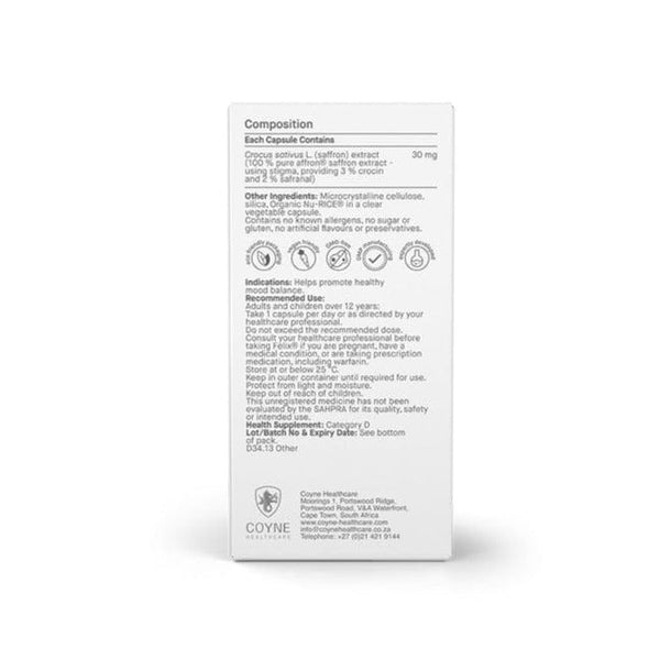 Coyne Healthcare Felix Saffron Extract 30 Caps - Down to Earth ...