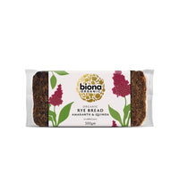 Biona Organic Rye Bread With Amaranth & Quinoa 500g - Down to Earth ...