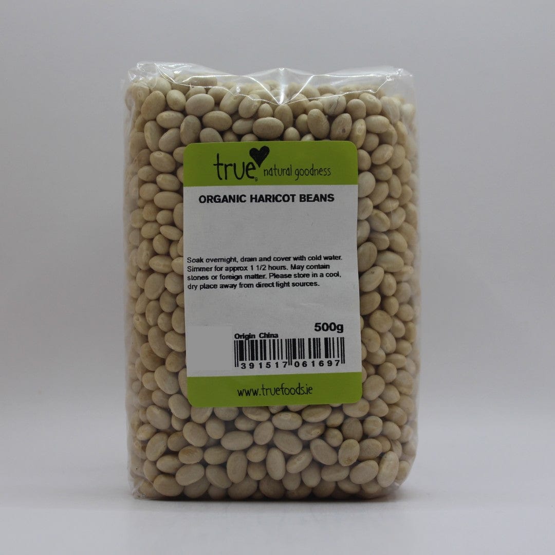 Organic Haricot Beans 500g - Down to Earth Healthfood Store
