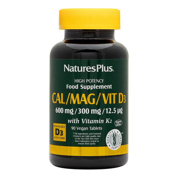 Natures Plus Cal/Mag/D3/K2 90 Tabs - Down to Earth Healthfood Store