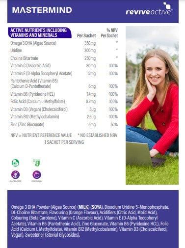 Revive Active Mastermind 30 Sachets - Down to Earth Healthfood Store